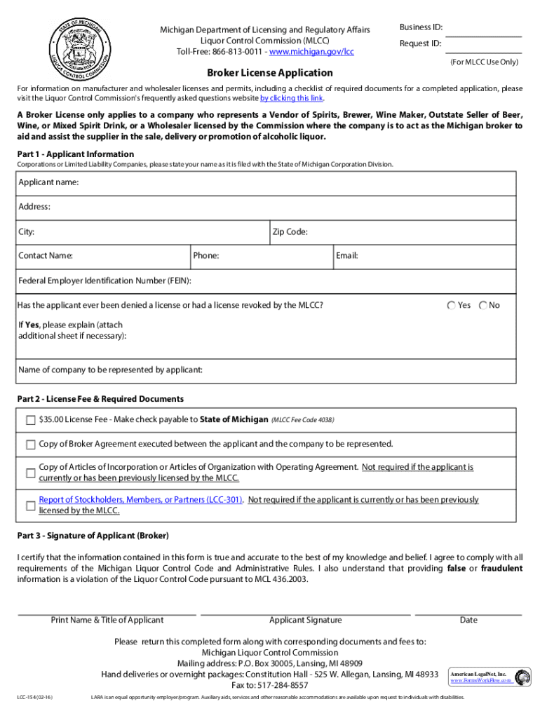 Fillable Online visit the Liquor Control Commission's frequently asked ...