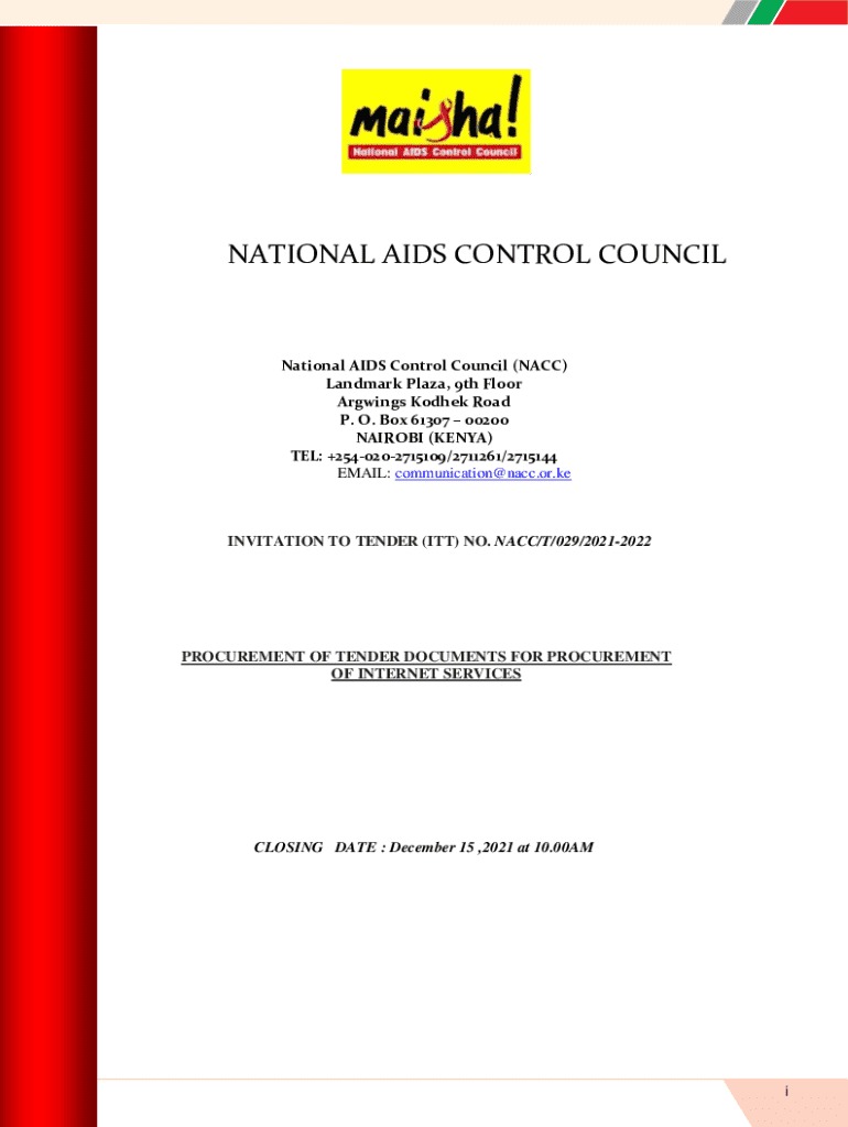 Fillable Online RFP-DOCUMENT-FOR-NACC-INTERNET-SERVICE. ... Fax Email Print - pdfFiller