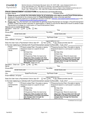 Fillable Online Fraud Only Access Form. Fraud Only Access Form Fax ...