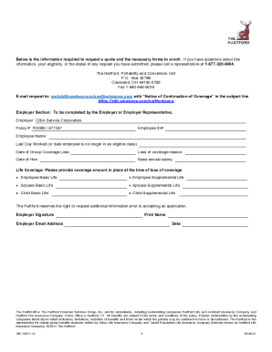 Fillable Online Notice of Conversion Privilege - Life Insurance Fax ...