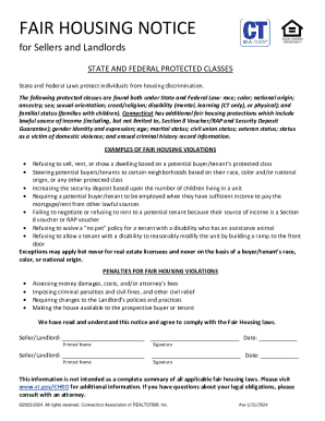 Fillable Online What is a Protected Class under the Fair Housing Act ...