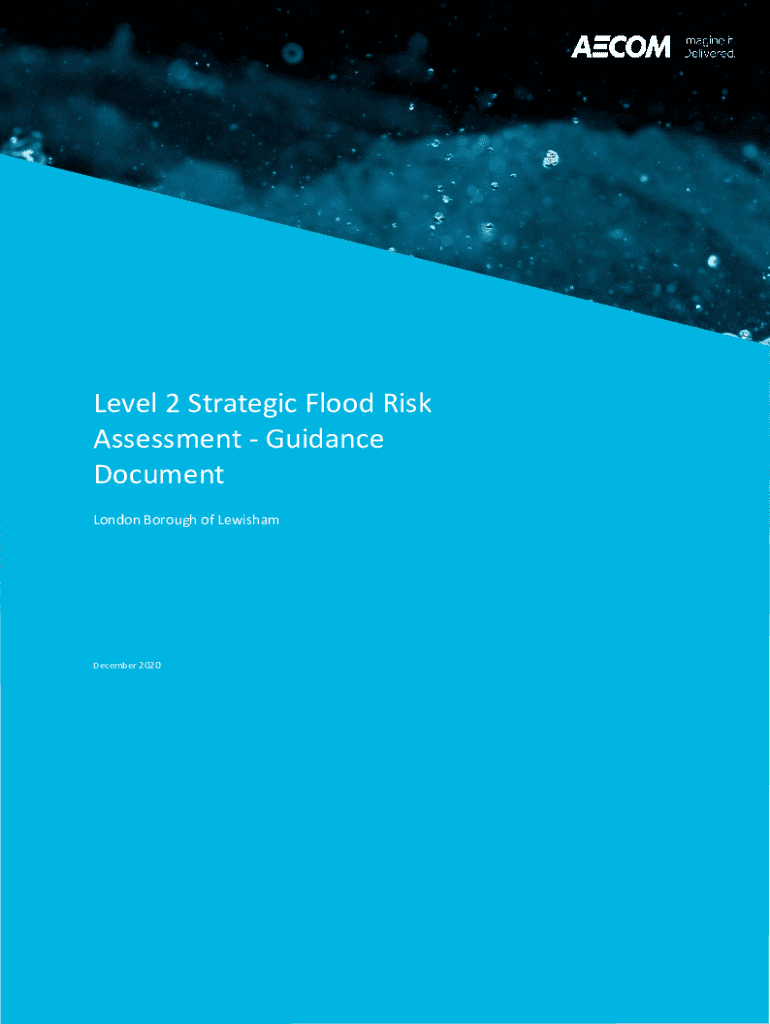 Fillable Online Strategic Flood Risk AssessmentLevel 2 - London Fax ...