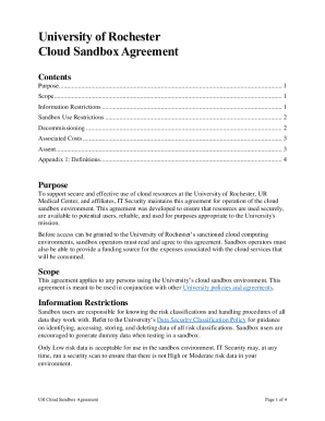 Fillable Online University of Rochester Box.Net Acceptable Use Agreement Fax Email Print - pdfFiller