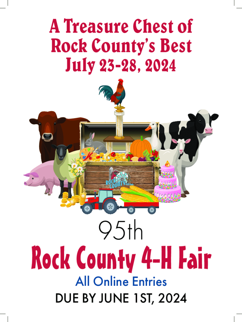Fillable Online A Treasure Chest of Rock County's Best July 23-28, 2024 ...