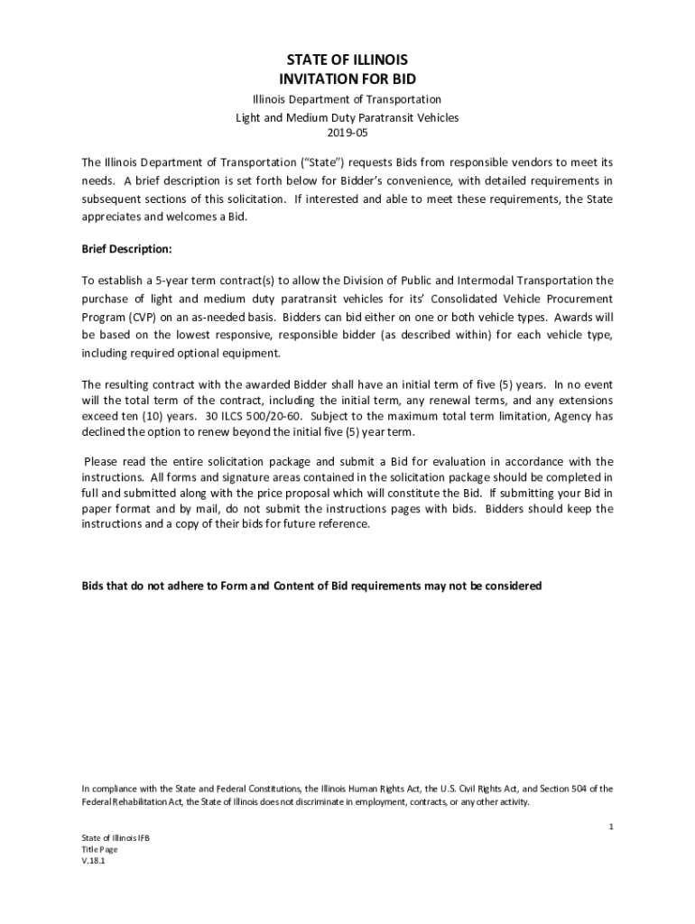 Fillable Online Light & Medium Duty Paratransit Vehicles 2019-05 Fax Email Print - pdfFiller