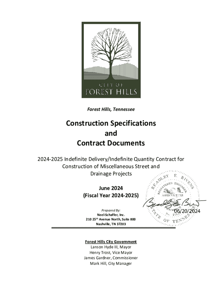 Fillable Online Indefinite Delivery Indefinite Quantity Contract for A&E Civil ... Fax Email ...