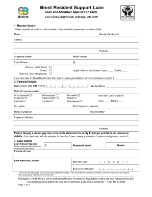 Fillable Online Resident Support FundCustomer Self-Service Fax Email ...