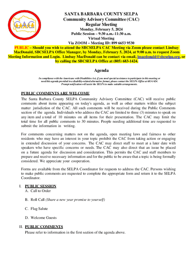 Fillable Online SELPA (Special Education Local Plan Areas) Special ... Fax Email Print - pdfFiller