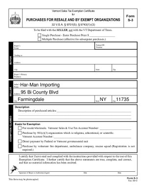 Fillable Online 2003 Form VT DoT S-3 Fill Online, Printable, Fillable ...