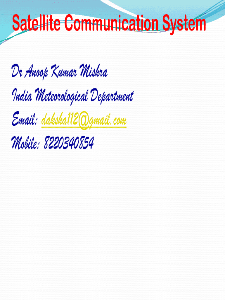 Fillable Online imdpune gov Artificial Intelligence for Satellite Communication: A Review Fax ...