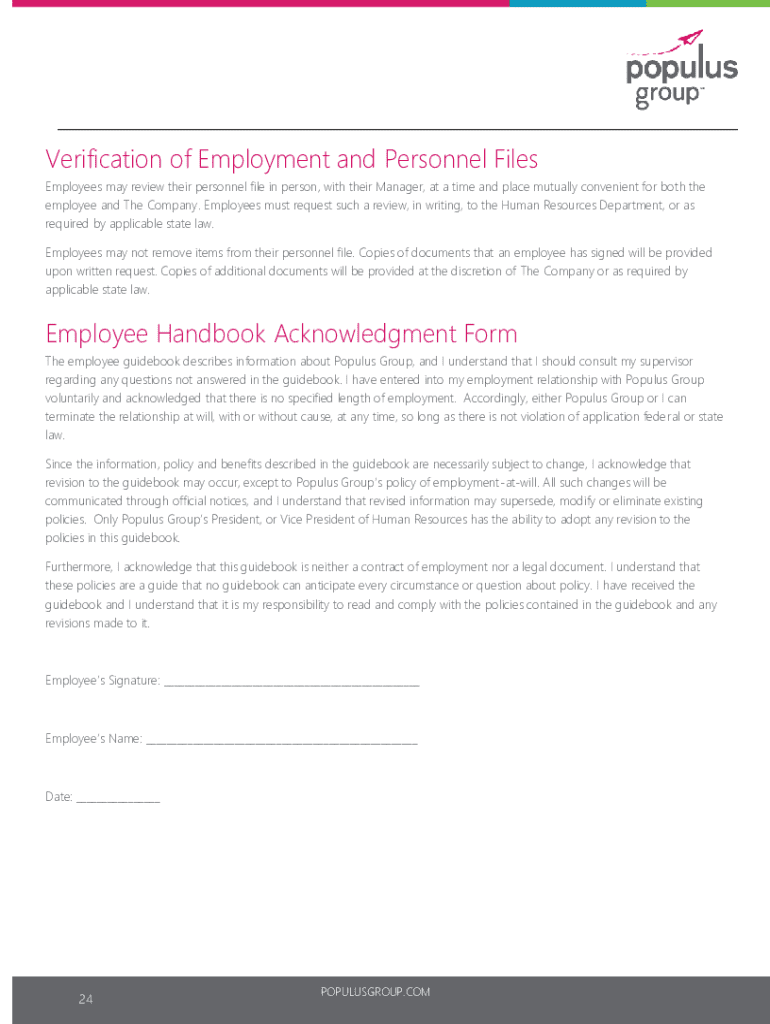Fillable Online Populus Group: People-First Employment Solutions Fax ...