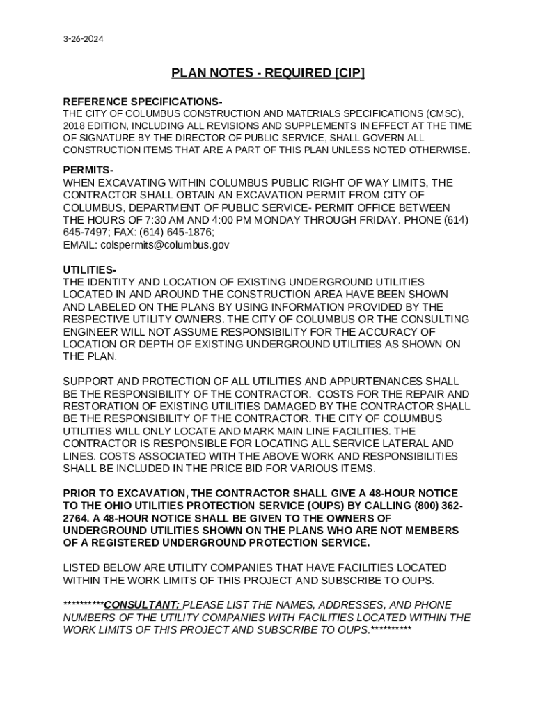 The following standard drawings/specifications from the ... Doc ...