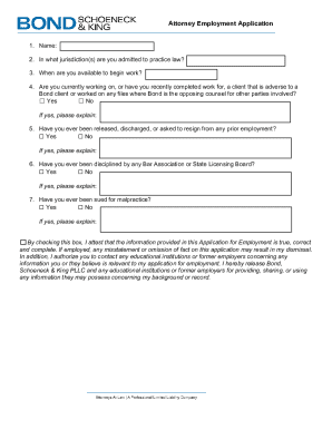Fillable Online Revised Attorney Application Form Fax Email Print - pdfFiller