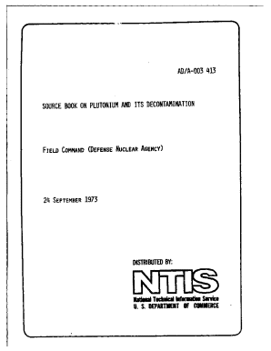 Fillable Online Source Book on Plutonium and Its Decontamination ...