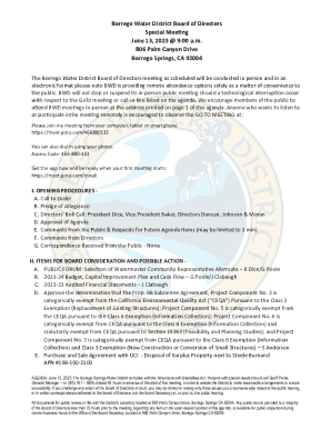 Fillable Online Borrego Water DistrictGovernmentPublic Services Fax ...