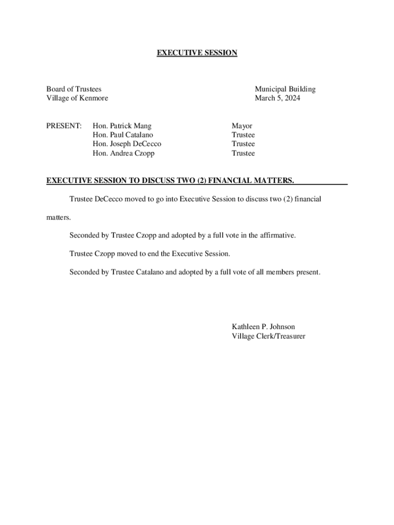 Fillable Online Hon. Patrick Mang Mayor Hon. P Fax Email Print - pdfFiller