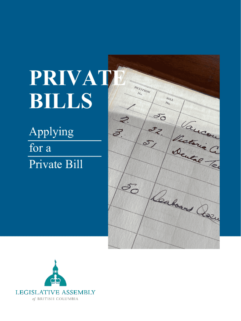 Fillable Online Private Bills: Procedure in the House Fax Email Print ...