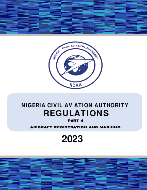 Fillable Online Part 4 - Aircraft Registration and Marking Fax Email ...