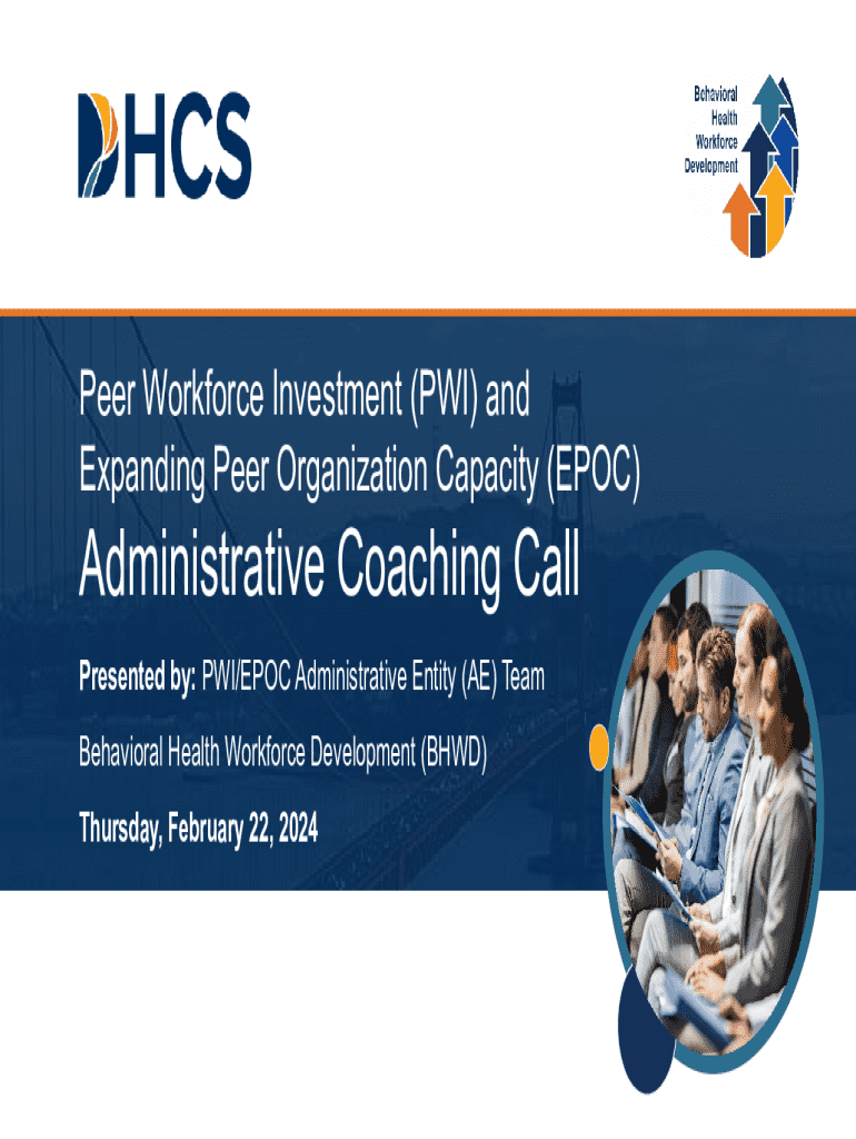 Fillable Online CA DHCS Releases Round 2 RFAs for Peer-Run ... Fax Email Print - pdfFiller