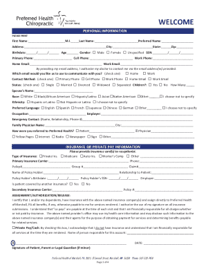 Fillable Online 156071-preferred-health-new-patient-form-1.pdf Fax ...
