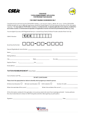 Fillable Online Download Forms : CSEA EBF Fax Email Print - pdfFiller