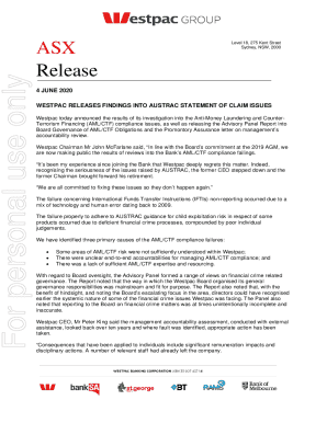 Fillable Online Westpac statement of claim FILED. ... Fax Email Print ...