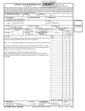 Fillable Online CDRL A FOR CLIN 0001.PDF Fax Email Print - pdfFiller