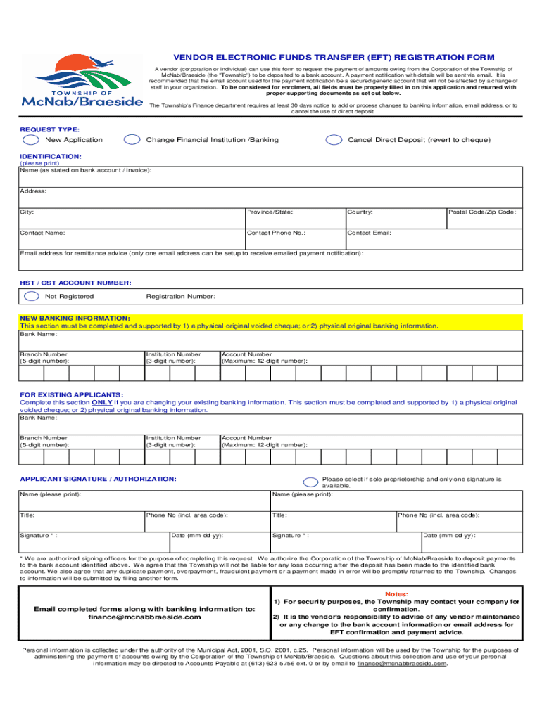 Fillable Online Blank-EFT-Form-Vendor-Payment-Enrollment- ... Fax Email ...