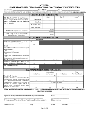 Fillable Online New Immunization Record Medical History Form. ... Fax ...