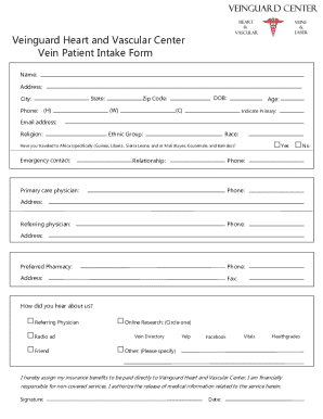 Fillable Online Vein-Patient-Intake-Form-2022.pdf Fax Email Print ...