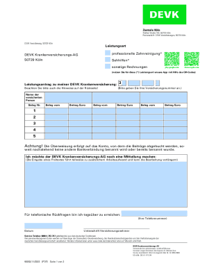 Ausfüllbar Online (nutzen Sie fr diese (*) Leistungsart unsere App mit ...