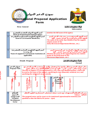 International Proposal Application - mop gov Doc Template | pdfFiller