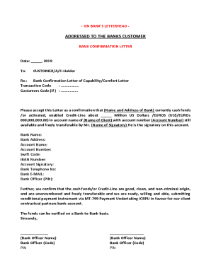 Fillable Online Comfort Letter - Know the Features and Types of ... Fax ...