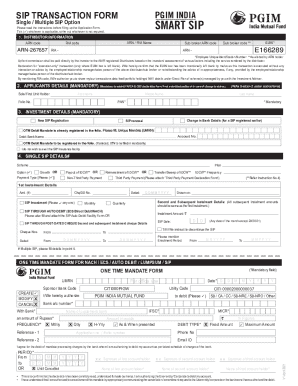 Fillable Online Multiple SIP Transaction Form Fax Email Print - pdfFiller