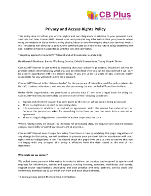 Fillable Online What is a Privacy Policy and Why Do You Need One? Fax Email Print - pdfFiller