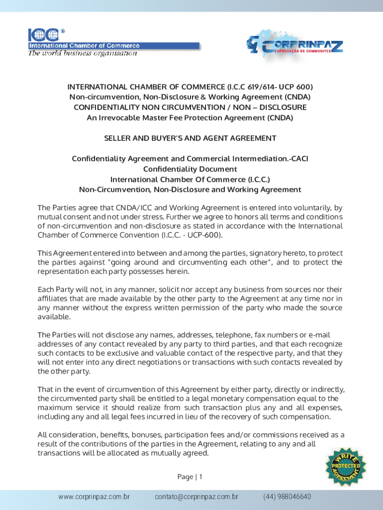Fillable Online Non-Circumvention & Non-Disclosure Agreement (Ncnda ...
