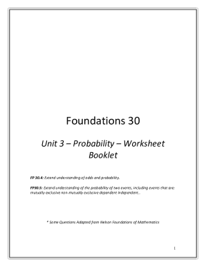 Fillable Online Unit 3 - Worksheet Booklet.docx Fax Email Print - pdfFiller