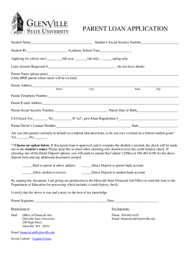 Fillable Online 2023-2024 Federal Direct Grad Plus Loan Application Fax ...