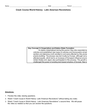 Fillable Online 5.2 Modern Era Test (Imperialism and Nation-State ...