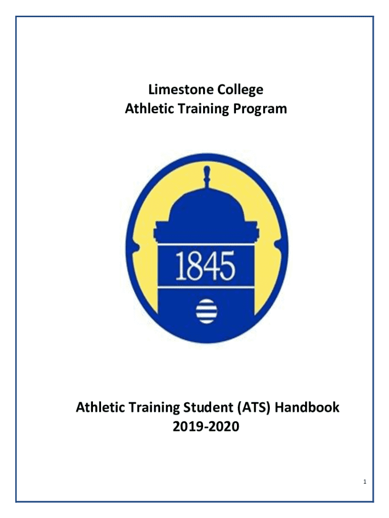 Fillable Online Limestone College Athletic Training Program Technical ...