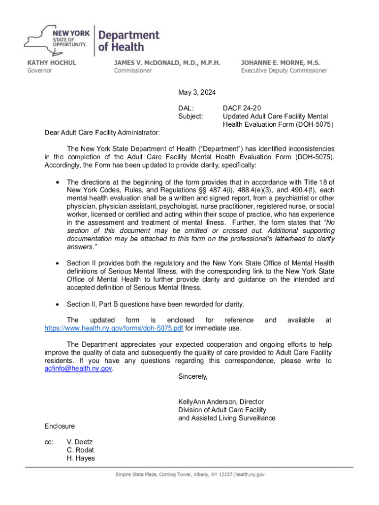 Doh 5075 Form - Fill Online, Printable, Fillable, Blank | pdfFiller