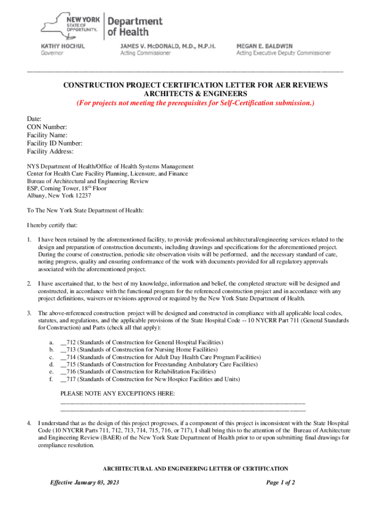 Fillable Online Template for Architect Certification Letter Fax Email Print - pdfFiller