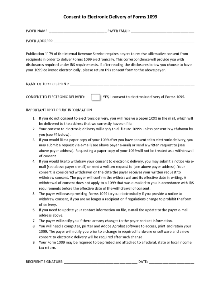 Fillable Online Rules for Electronic Delivery of Recipient Statements ...