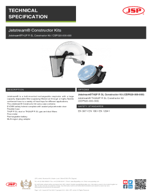 Fillable Online Jetstream Constructor Kit Gas and Vapour With Multi ...