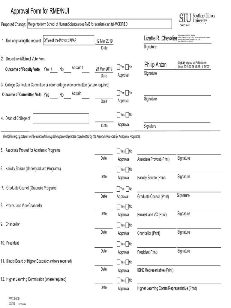 Fillable Online Unit originating the request Office of the Provost/APAP ...