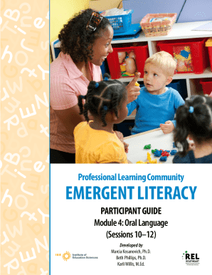 Fillable Online ies ed Facilitator Guide: Module 4: Oral Language ...