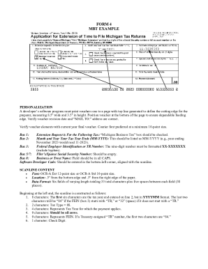 Fillable Online FORM 4 MBT EXAMPLE Fax Email Print - pdfFiller