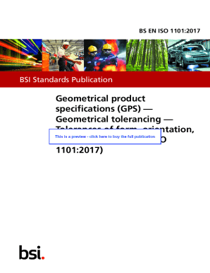 Fillable Online BS EN ISO 1101. Geometrical product specifications (GPS ...