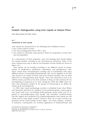 Fillable Online Catalytic Hydrogenation using Ionic Liquids as Catalyst ...