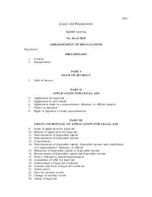 Fillable Online 32. Application For Legal AidRevised Laws of Saint ...